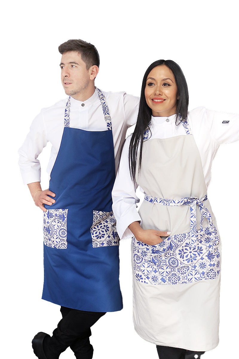 Duo Apron (Silver & Blue) – PermaChef USA